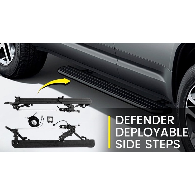 Land Range Rover Defender 90 110 L663 Deployable Electric Running Board ...