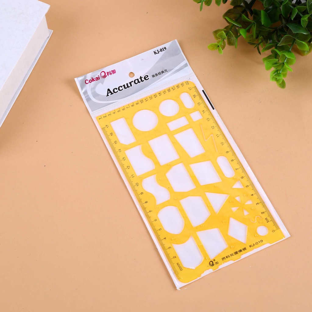 Technical Geometry Design Drawing Template Ruler Stencil Pembaris ...