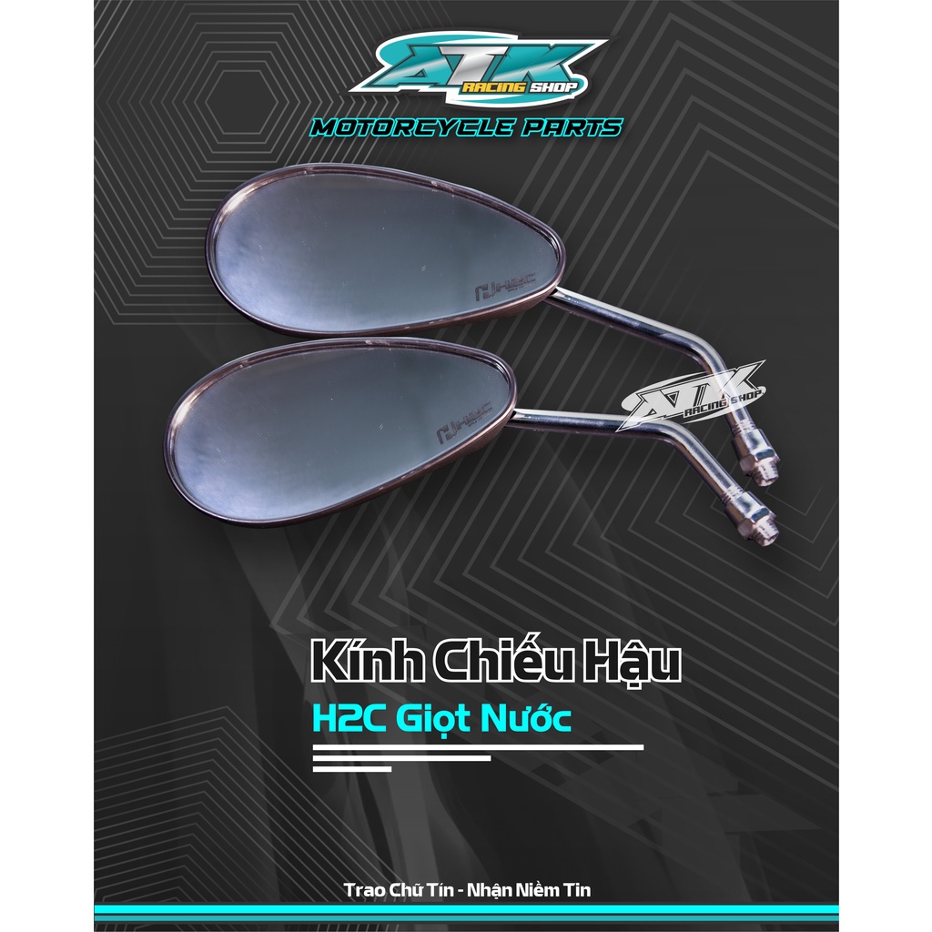 Suzuki H2C rearview mirror, water drop model, 1 piece on the left ...