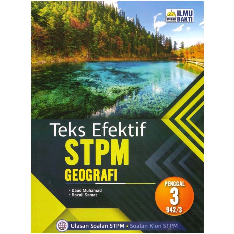 BUKU STPM GEOGRAFI SEMESTER 3 *BARU* (BACA DESCRIPTION) | Shopee Malaysia