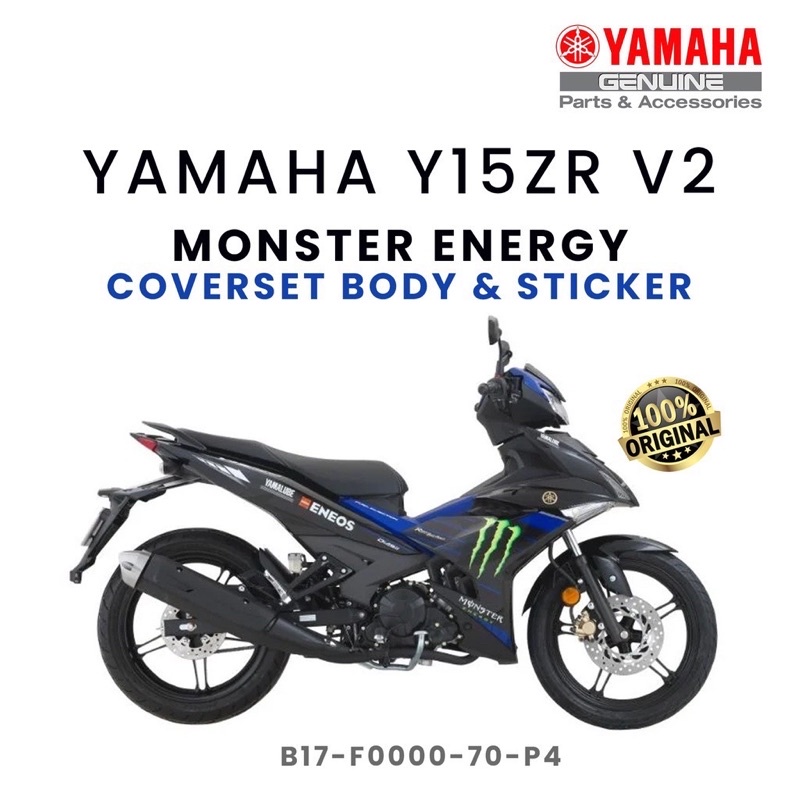 100% HLY Y15ZR V2 Y15 MONSTER ENERGY COVERSET LIMITED EDITION HONG ...