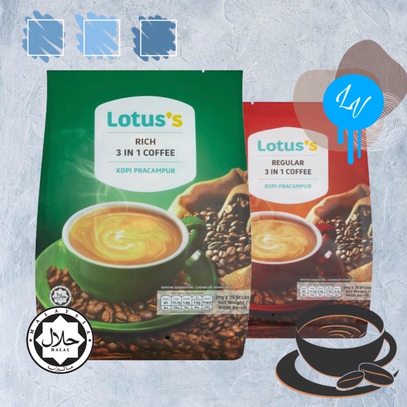 Lotus 3 in 1 Coffee (20gx28s) | Shopee Malaysia