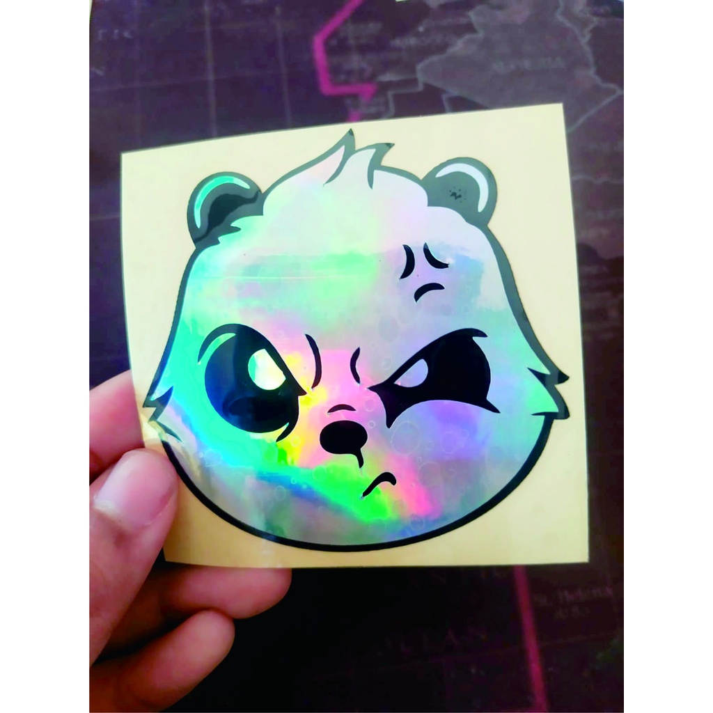 MINIMAL Panda ANIMATION CUTTING Sticker (NO MINIMUM ORDER) | Shopee ...