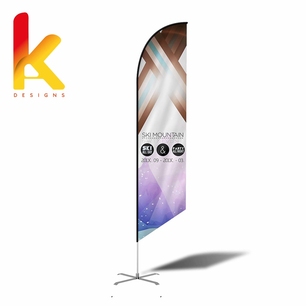 WIND FLAG / BEACH FLAG 3.4 METER | Shopee Malaysia