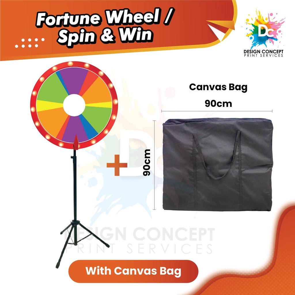 Fortune Wheel Stand | Spin Wheel | Lucky Draw Spin Wheel with Printing ...