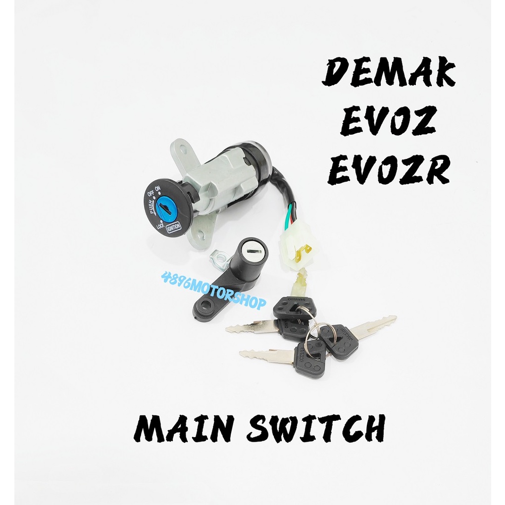 MAIN SWITCH SET DEMAK EVOZ EVOZR EVO Z ZR 110 KUNCI RUMAH SEAT LOCK | Shopee Malaysia