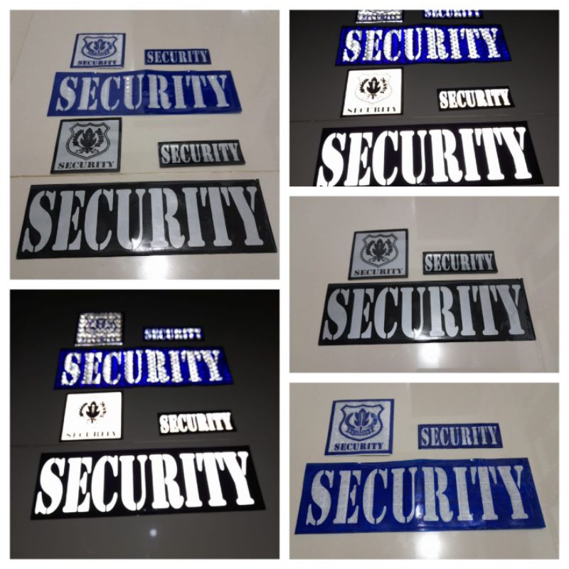 Lighted Screen Printed Security Emblem/Logo | Shopee Malaysia