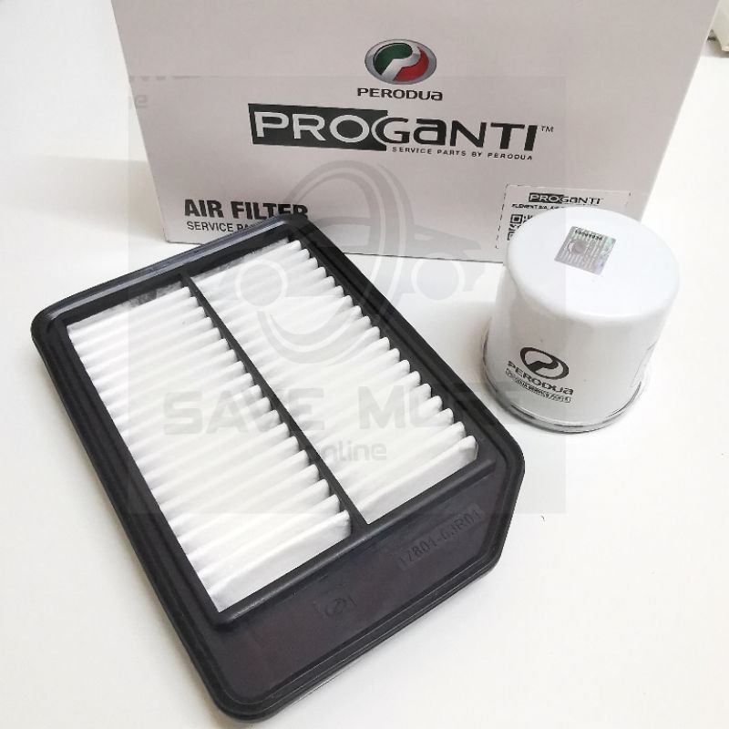 ORIGINAL PERODUA AXIA BEZZA 1.0 1.3 AIR FILTER OIL FILTER (17801-63R01 ...