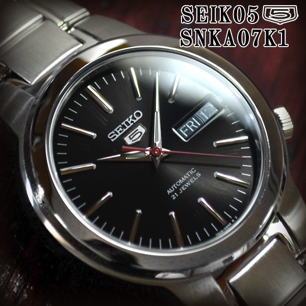 Seiko 5 Automatic 21 Jewels SNKA07 SNKA07K1 SNKA07K Men's Watch ...