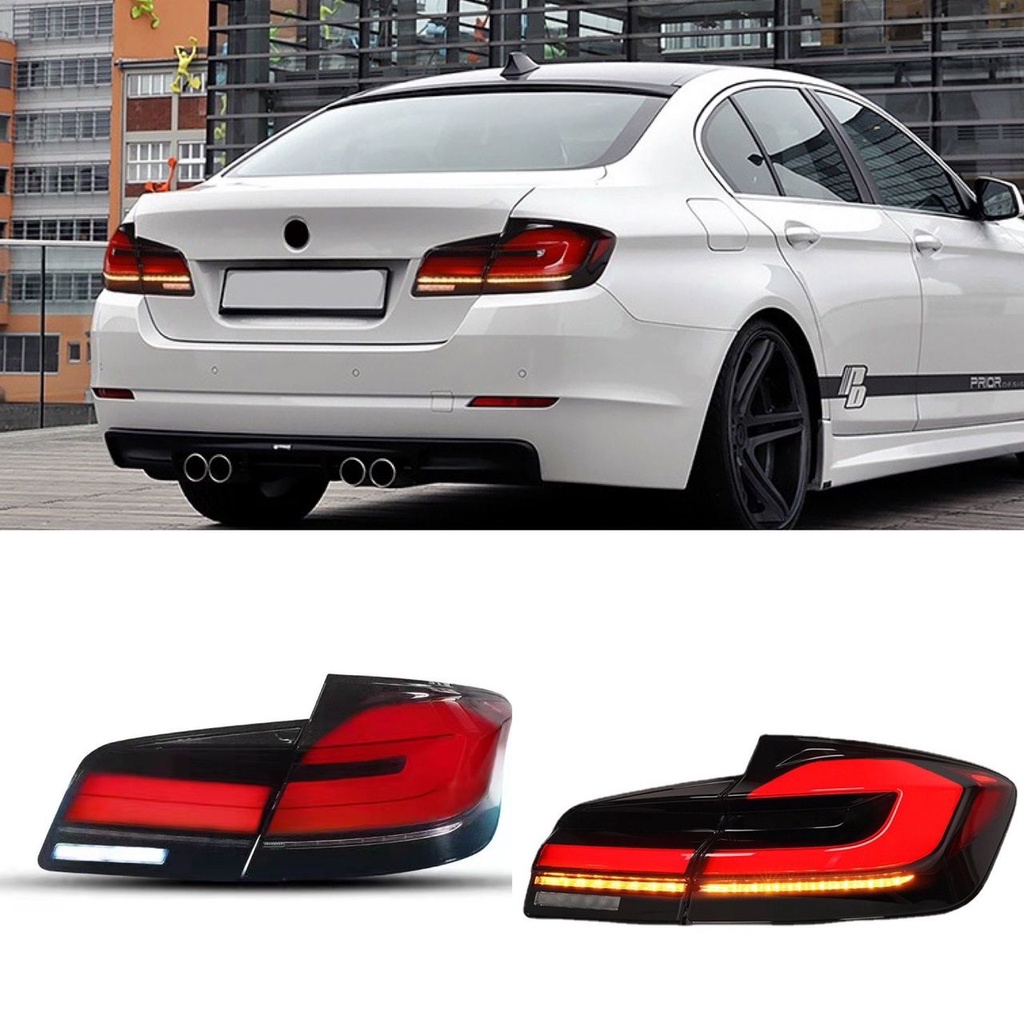 BMW 5 Series F10 LED Tail Lamp JDM Black (G30 Style) 2010 2015 | Shopee ...