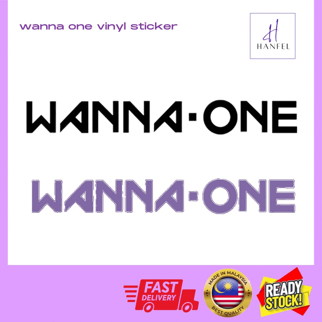 Wanna one logo vinyl sticker ( Die-cut) | Shopee Malaysia