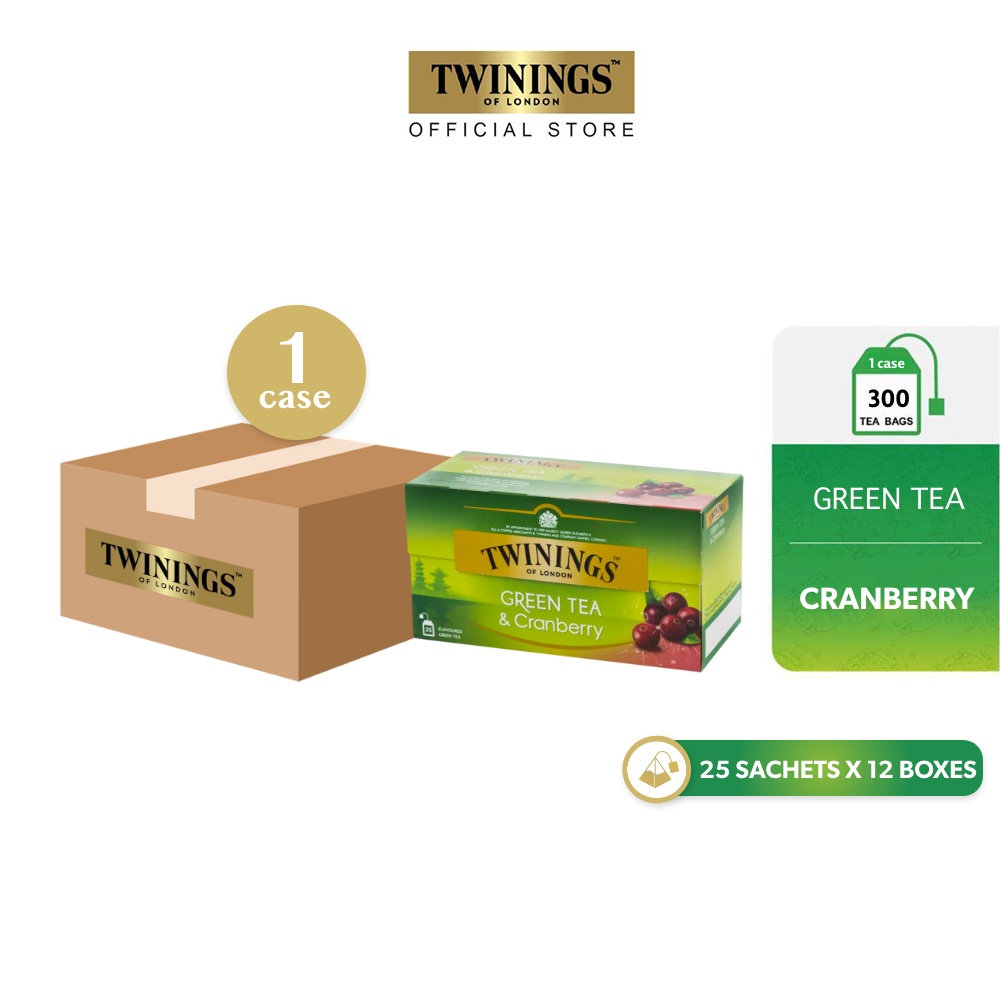 Twinings Green Tea Cranberry 25s 1 CASE | Shopee Malaysia