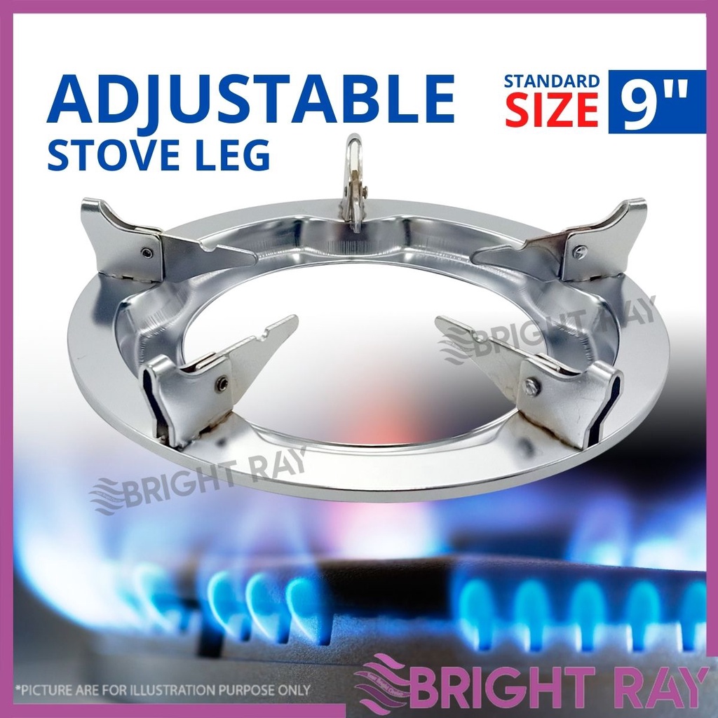 ADJUSTABLE Kuali Stand Wok Ring Pelapik Dapur Gas Stove Tungku Dapur ...