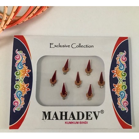 Fancy Stone Design Indian Sticker Pottu Forehead Bindi Potu Wear ...
