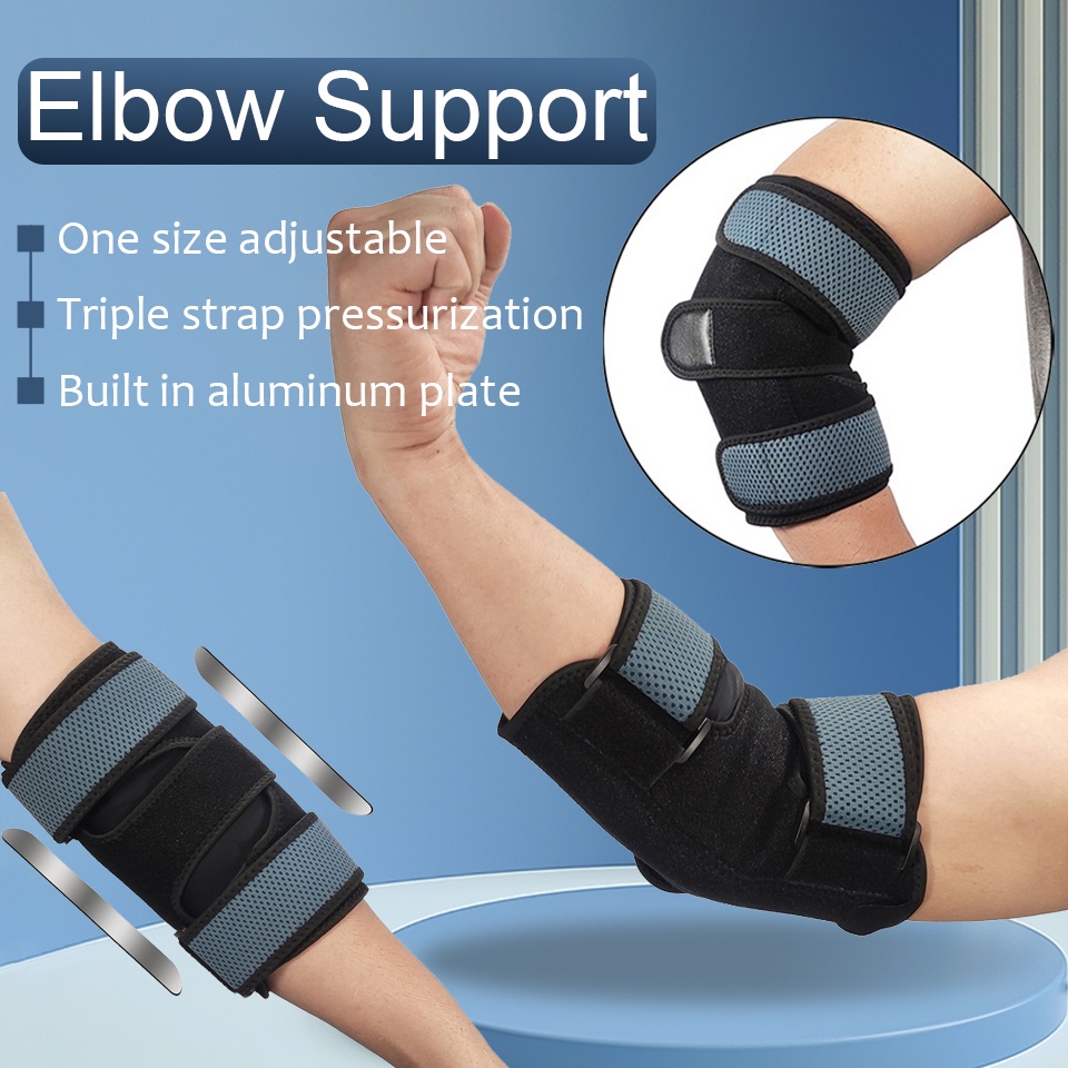 1 Pcs Adjustable Elbow Fixed Arm Splint Brace With 2 Steel Plates ...