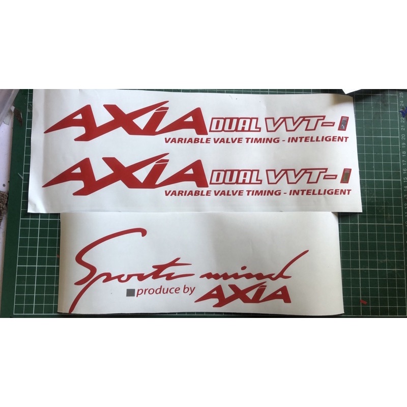 axia combo stiker (stiker potong) | Shopee Malaysia
