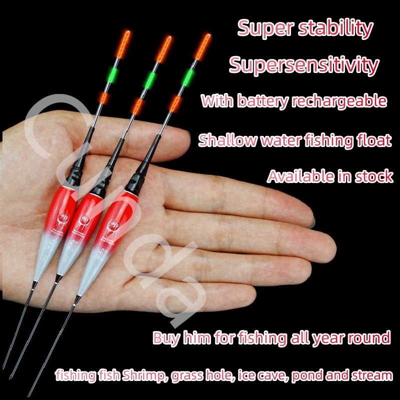 1pcs pelampung pancing fishing Electronic Luminous pelampung mancing ...