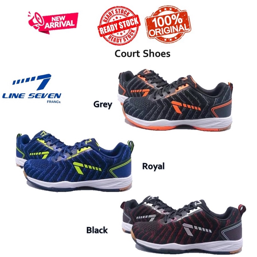 [Line Seven] Line7 L7 CS-2153 Court Shoes/Badminton Shoes/Sports Shoes ...