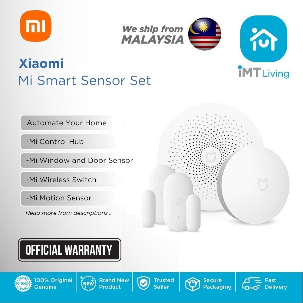 Xiaomi Mi Smart Sensor Set ZHTZ02LMP | Mi Malaysia Warranty | 4 in 1 ...