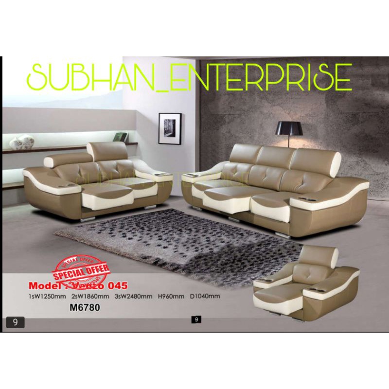 SOFA SET PU 3 2 1 ONLY SOFA (SUBHANENTERPRISE) | Shopee Malaysia