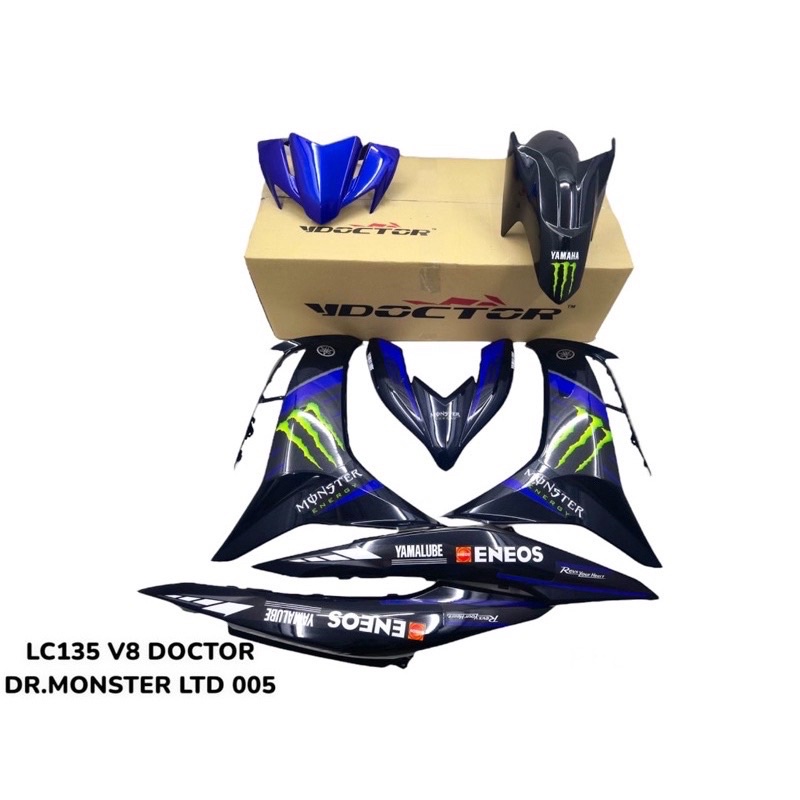 Yamaha LC 135 LC V8 Cover Set Doctor DR Monster LTD 005 2022 Coverset ...