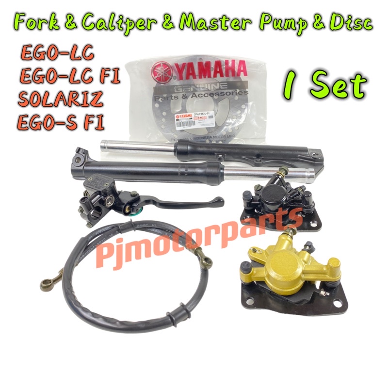 EGO LC/EGO LC Fi/EGO S Fi/SOLARIZ - Front Fork Set & Master Brake Pump ...