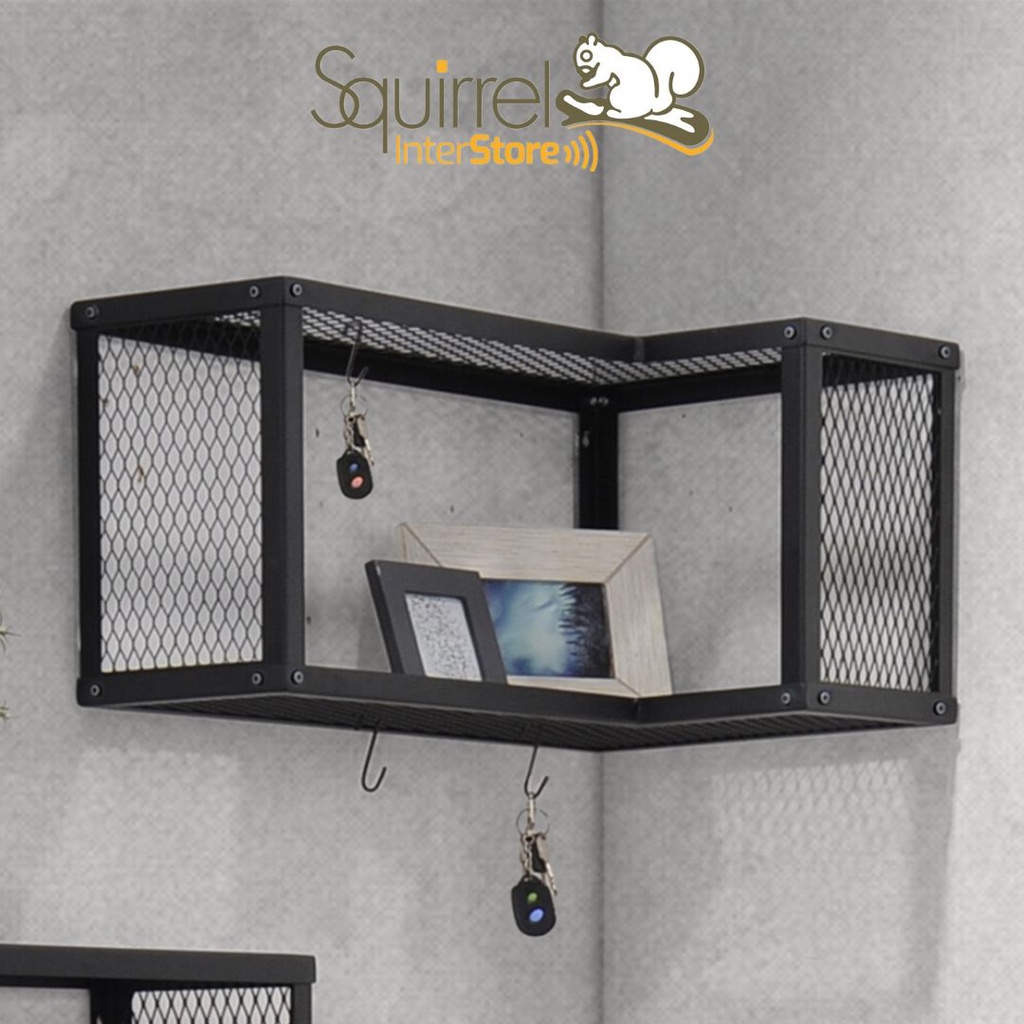 Squirrel Texture Black Decoration Wall Shelf & Rack | Shopee Malaysia