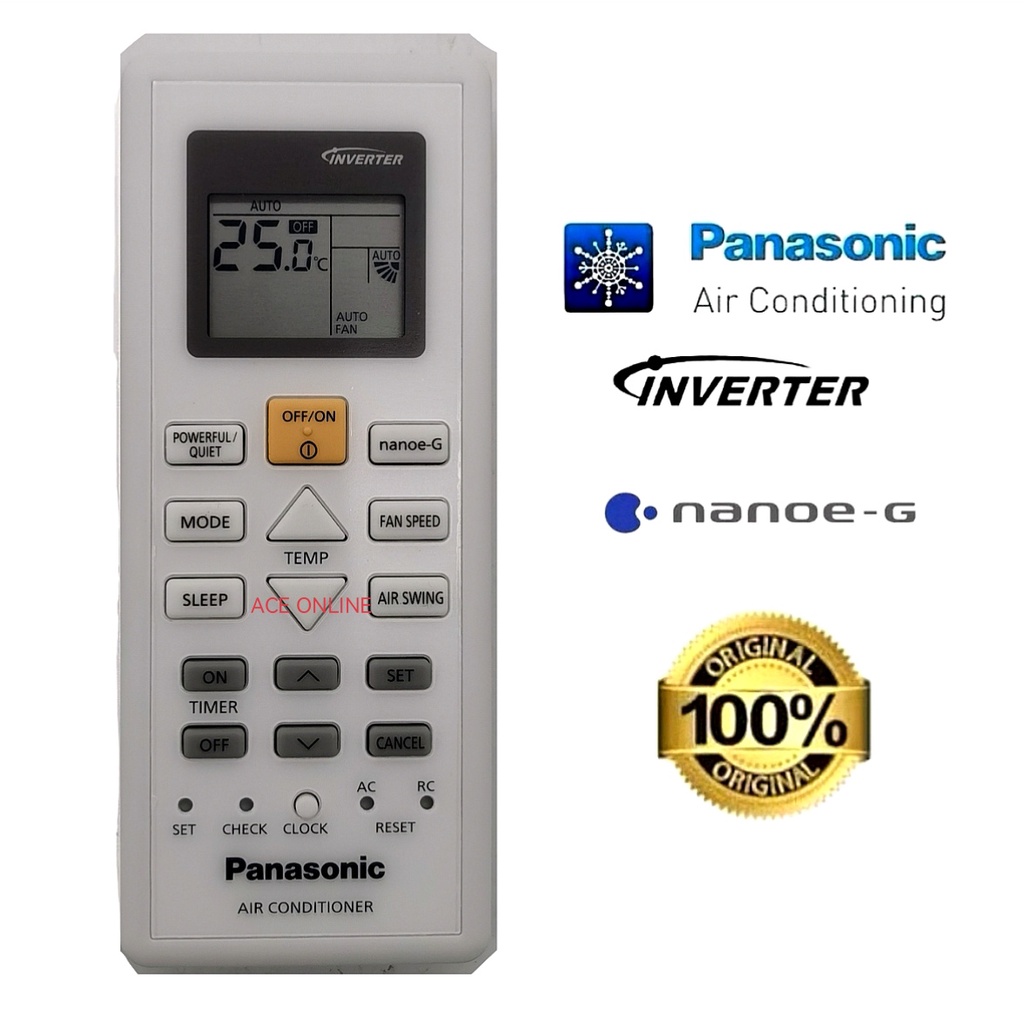 Panasonic Air Cond Aircond Air Conditioner Remote Control 10600 (OEM Or ...