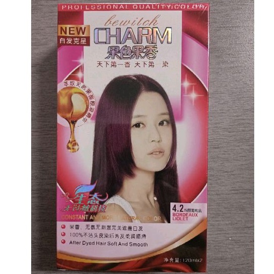 Charm Hair Dye Cream果色果香无氨芳香染发膏(120ml x 2) | Shopee Malaysia