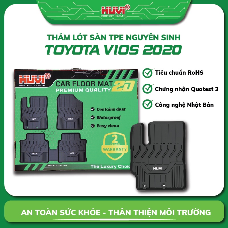 Toyota Vios 2021 High-End Huvi Protect Health Car Floor Mat. | Shopee ...