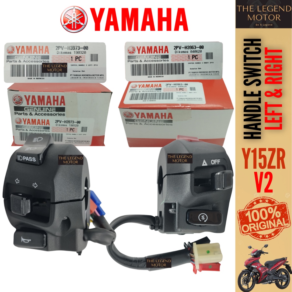 Y15ZR V2 Y15 HANDLE SWITCH LH RH SUIS HANDEL HORN STARTER SIGNAL ON OFF ...
