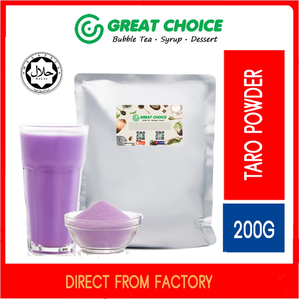 HALAL Taro Yam 2 in 1 Powder (200g) | Shopee Malaysia
