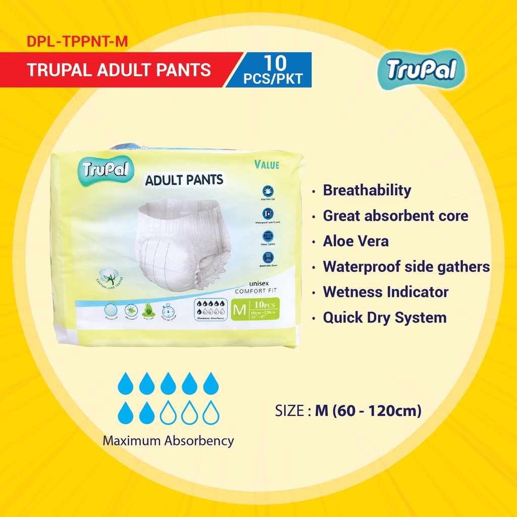 (Clearance Stock)Trupal Adult Diapers / Pants | Shopee Malaysia