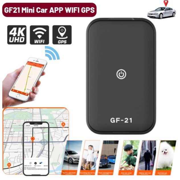 Mini GPS Tracker GF21 Real Time Car Tracker Anti-Lost Device Voice Control Recording Locator ...
