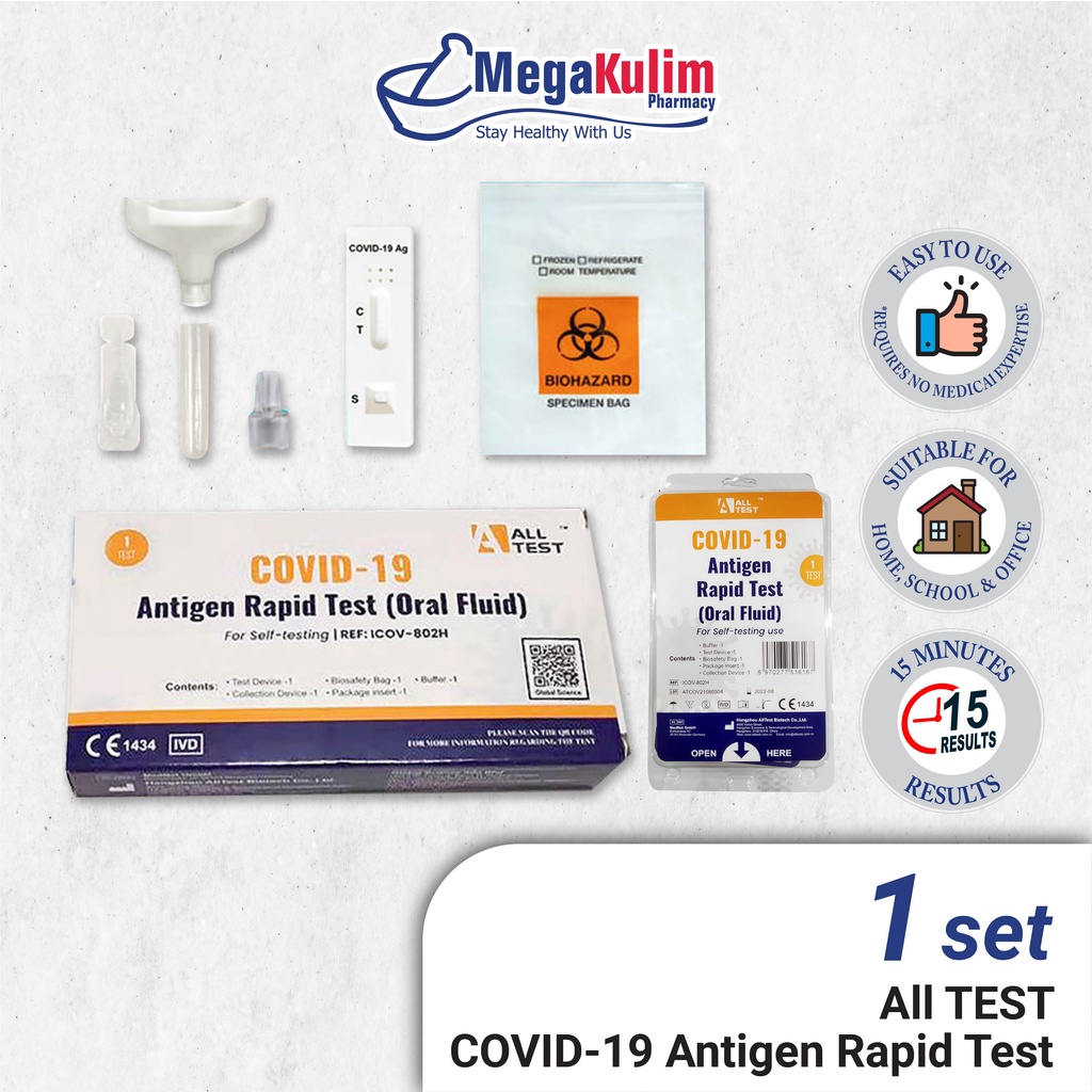 Covid-19 Self Test Kit (Gmate / Newgene / Salixium / Alltest ...
