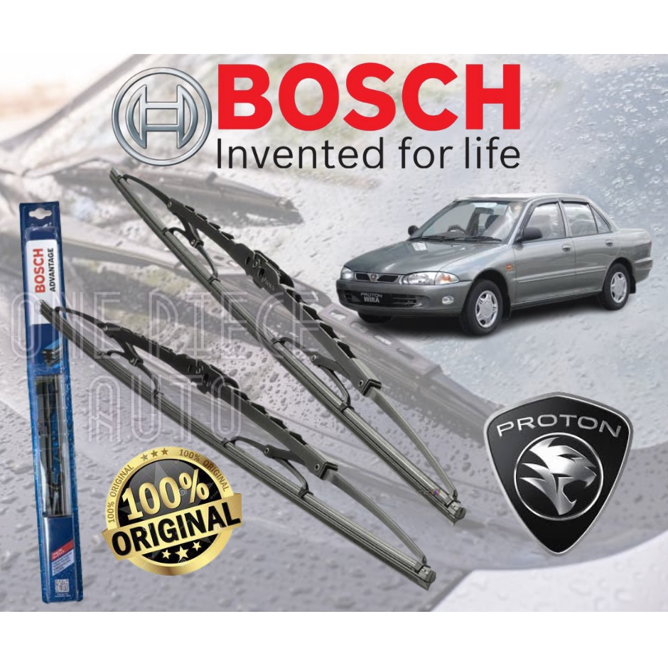 [ORIGINAL]Bosch Advantage Wiper-PROTON WIRA / AEROBACK (1 PAIR) | Shopee Malaysia