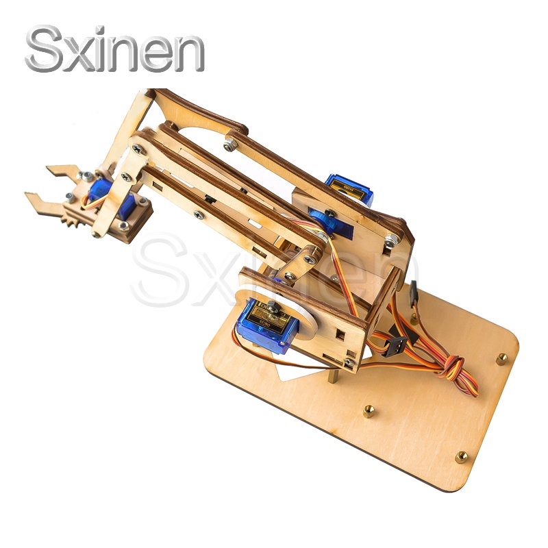 1 set Robotic arm Plank 4 DOF robot manipulator claw SG90 MG90S robot ...