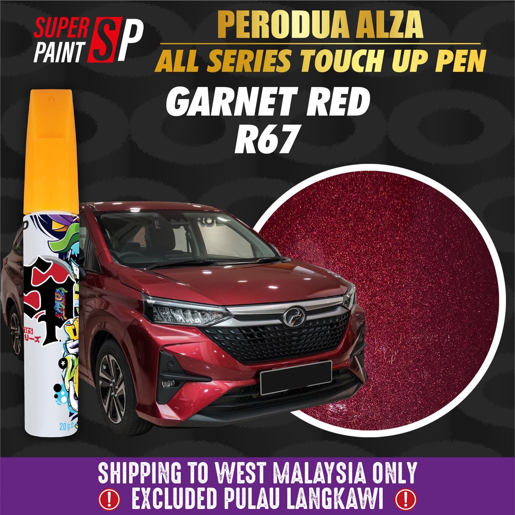 PERODUA ALZA GEN 2 】Car Touch Up Pen All Color Touch Up Paint Scratches ...