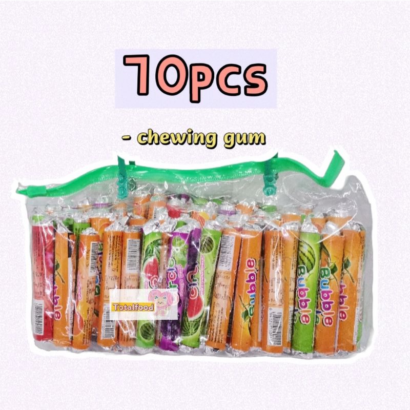 Hepin Bubble Circle Candy fruits chewing gum 70pcs | Shopee Malaysia