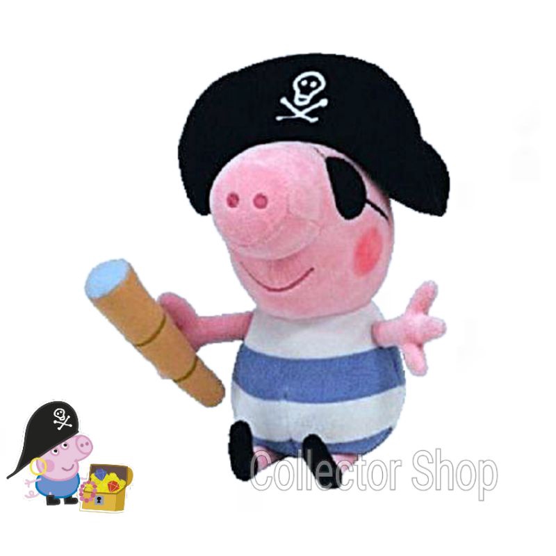 Original Pirate George Peppa Pig Plush Doll British Cartoon Stuffed ...