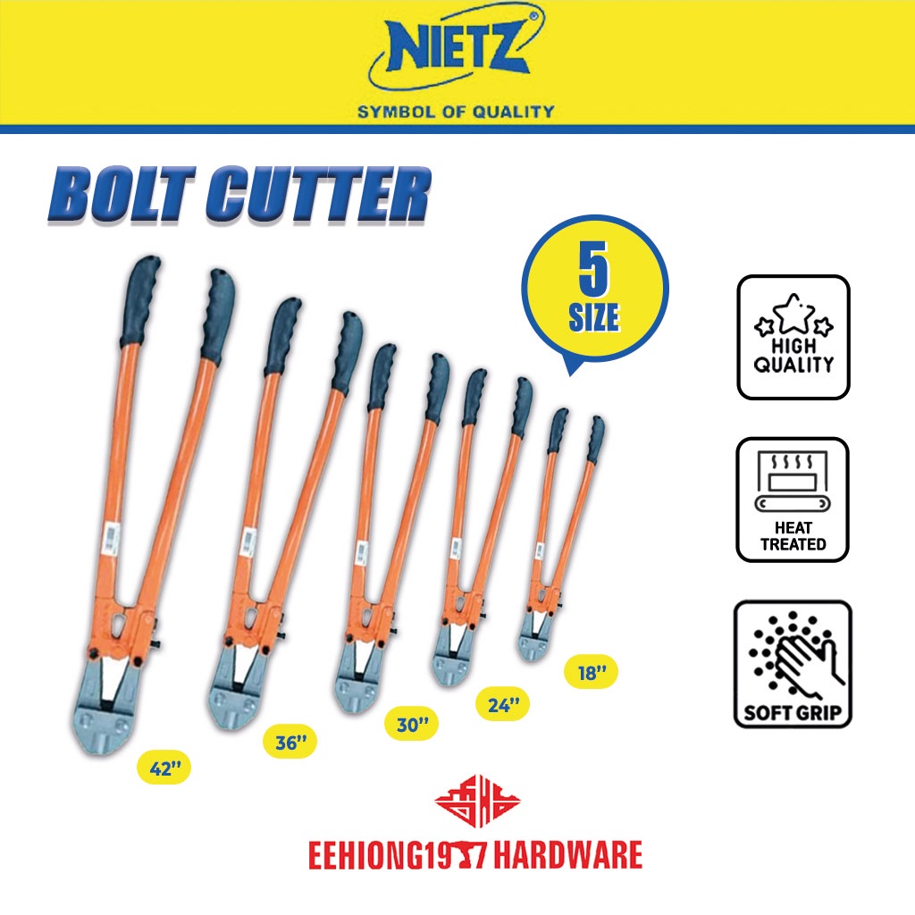 Nietz Eco 642-09-124 24” 18" 30" 36" 42" (600mm) Bolt Clipper Pemotong ...