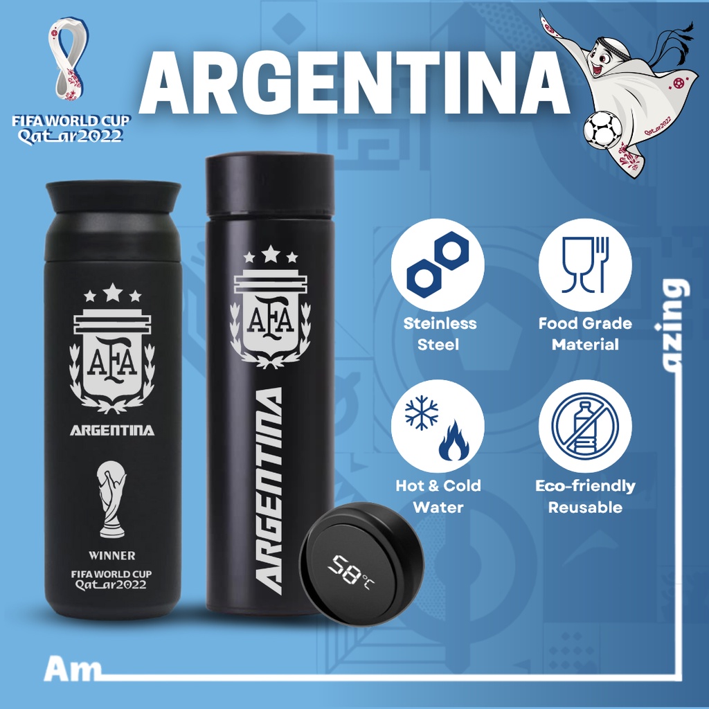 Argentina - CUSTOM TUMBLER ARGENTINA WORLD CUP LOGO Design 2022 ...