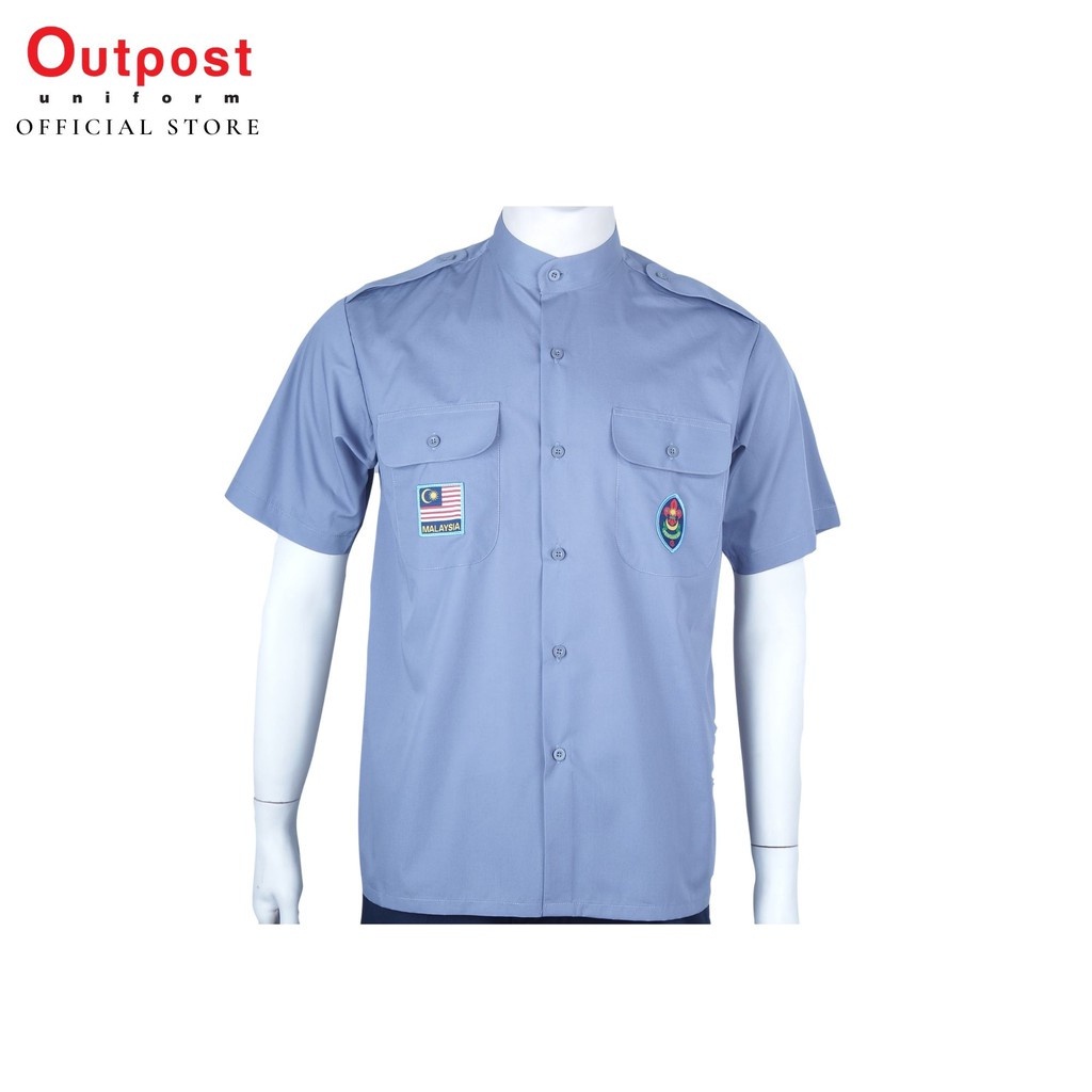 (OUTPOST) Uniform Pengakap Short Sleeve | Shopee Malaysia