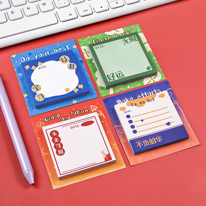 Japanese Inspirational Text Series Sticky Note Portable Tearable ...