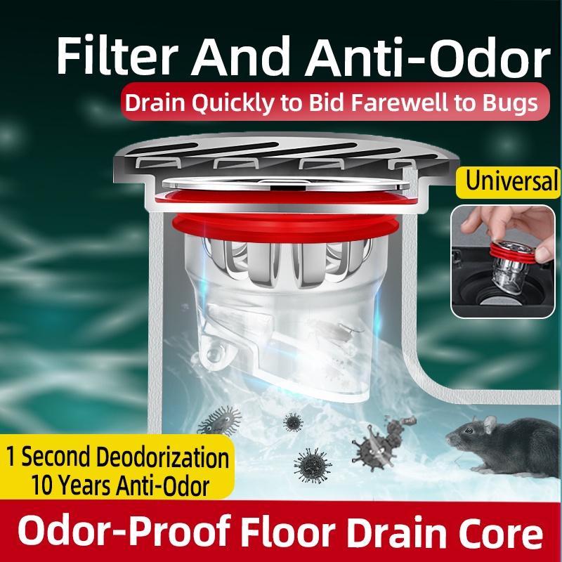 Universal Floor Drain Core Anti Odor and Insect-Proof Drainage Filter ...