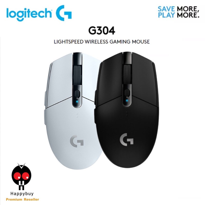 Logitech G304 Lightspeed Wireless Gaming Mouse BLACK / WHITE (Original ...