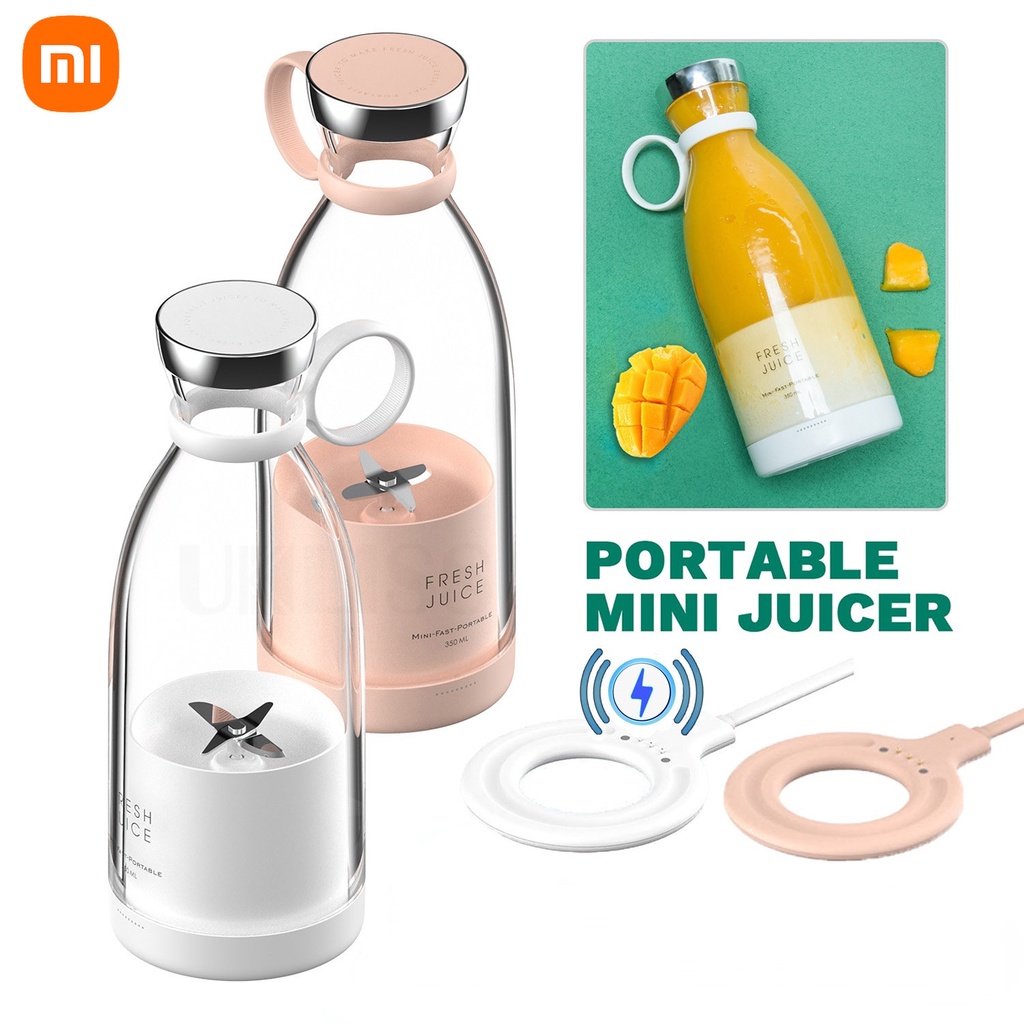 Xiaomi Portable Blender Juicer Bottle Mixer Electric Wireless Charge ...