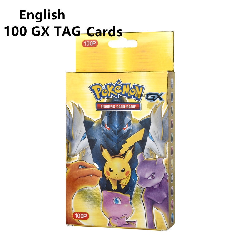 60-120Pcs Original Pokémon EX GX Cards English Charizard Pikachu Game ...