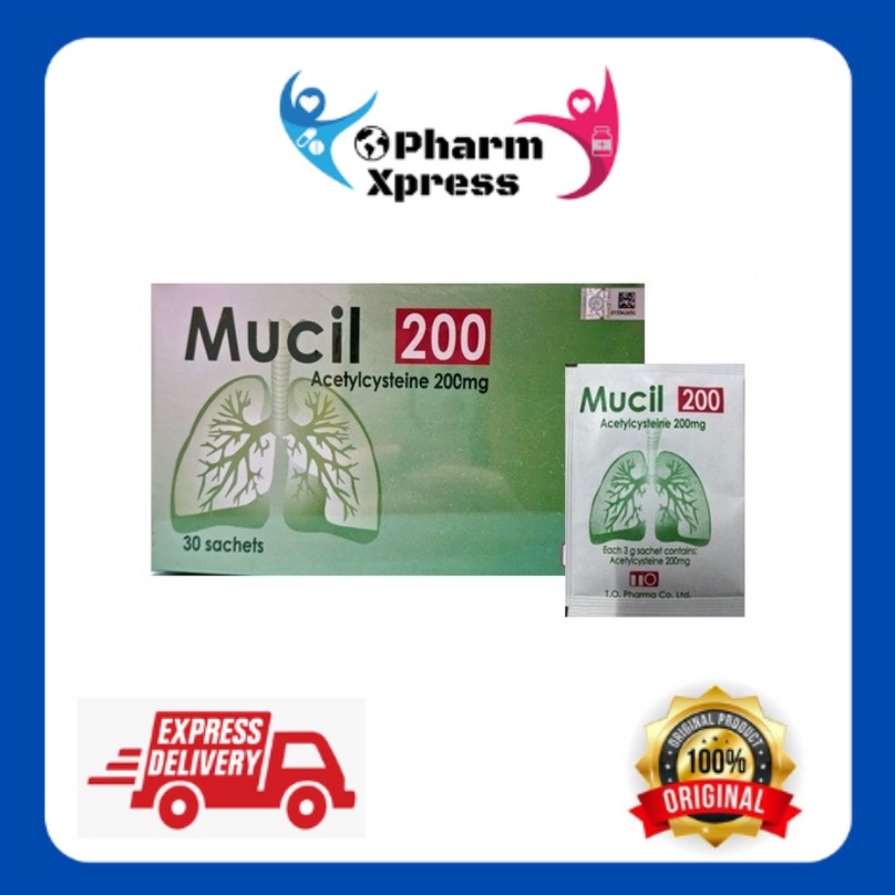 Mucil 200mg 3g (1sachets) (ubat kahak budak) | Shopee Malaysia