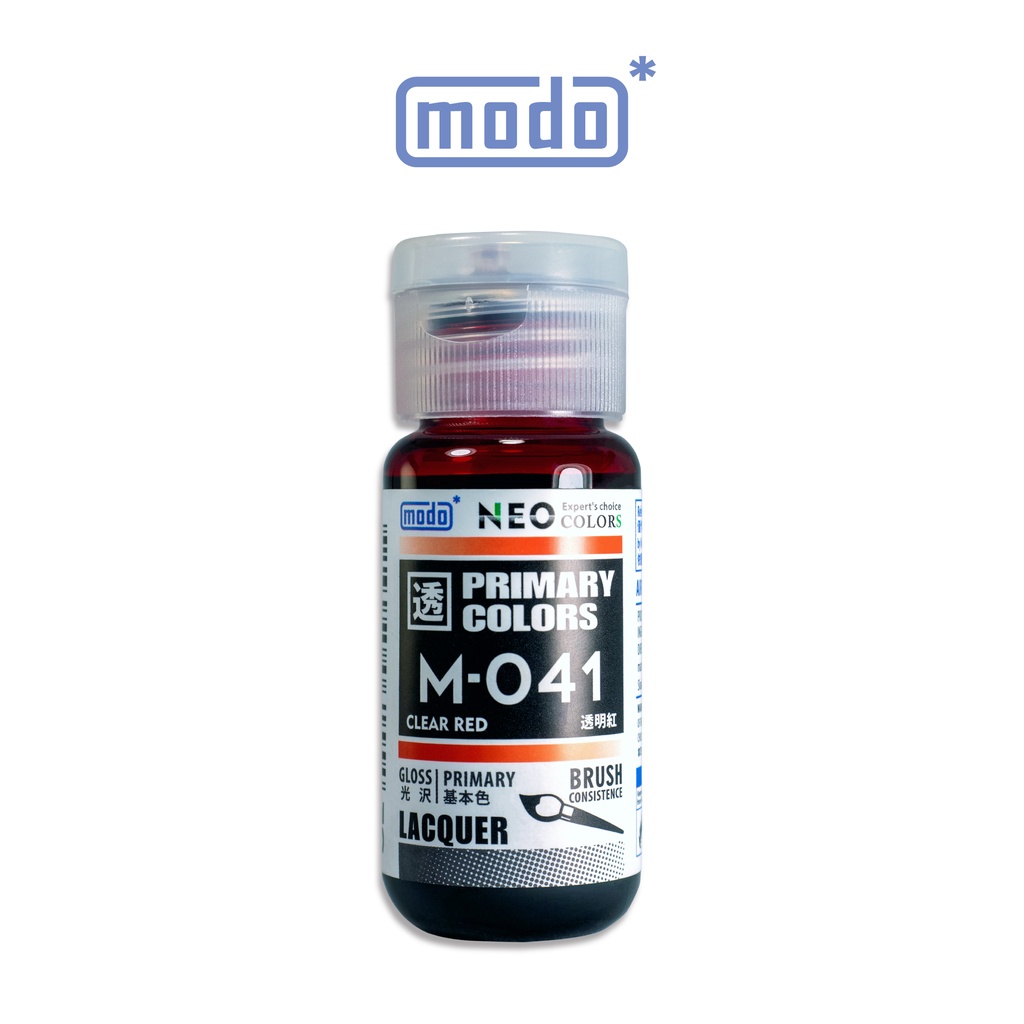 [modo modo Factory] NEO M-041 M041 Transparent Red/30ML/Model Paint|Official Store | Shopee Malaysia